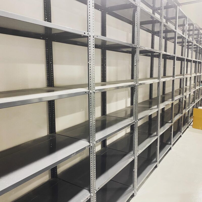 Slotted angled shelving system – Smart Solutions Kuwait – Racking ...