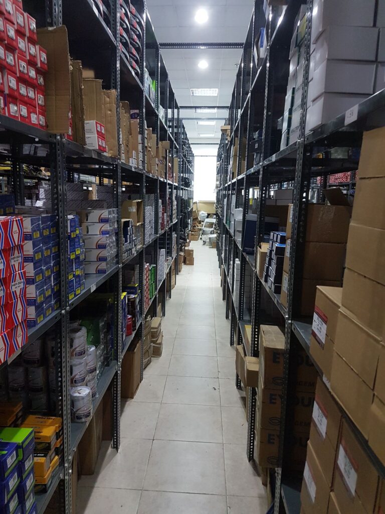 Slotted angled shelving system – Smart Solutions Kuwait – Racking ...